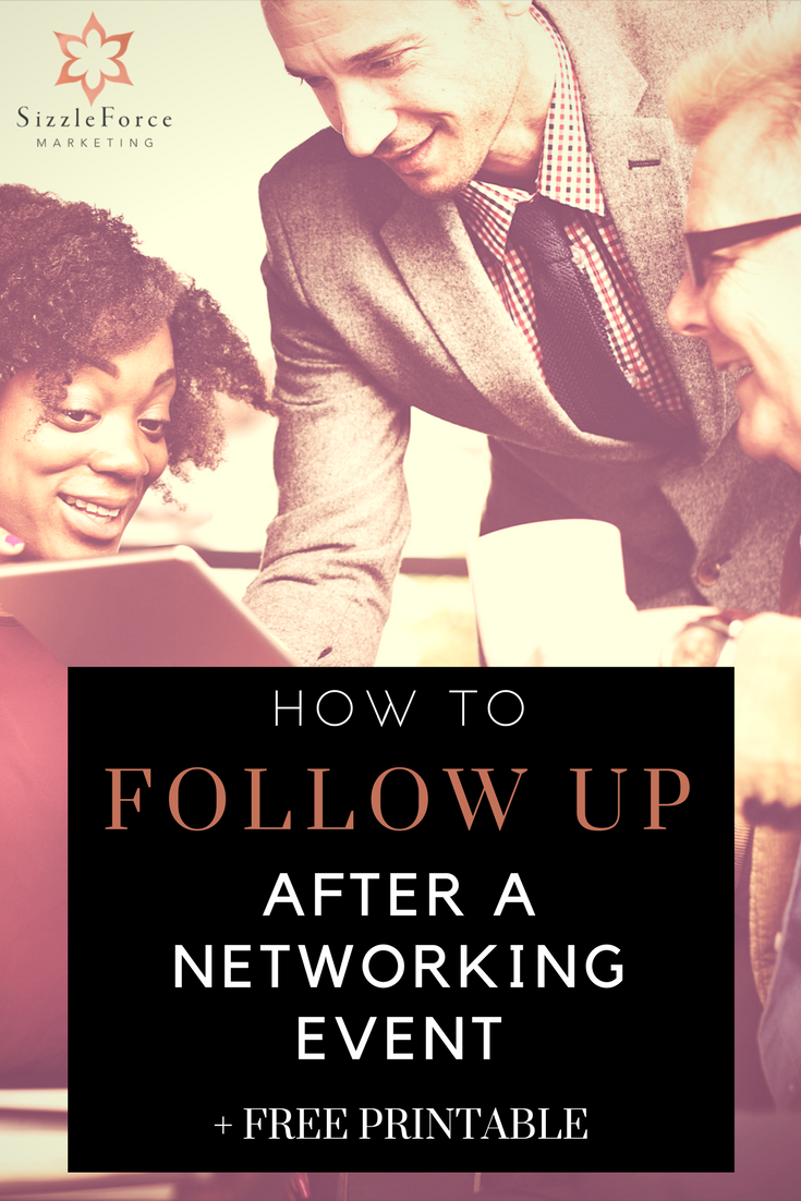 How To Follow Up After A Networking Event Sizzleforce